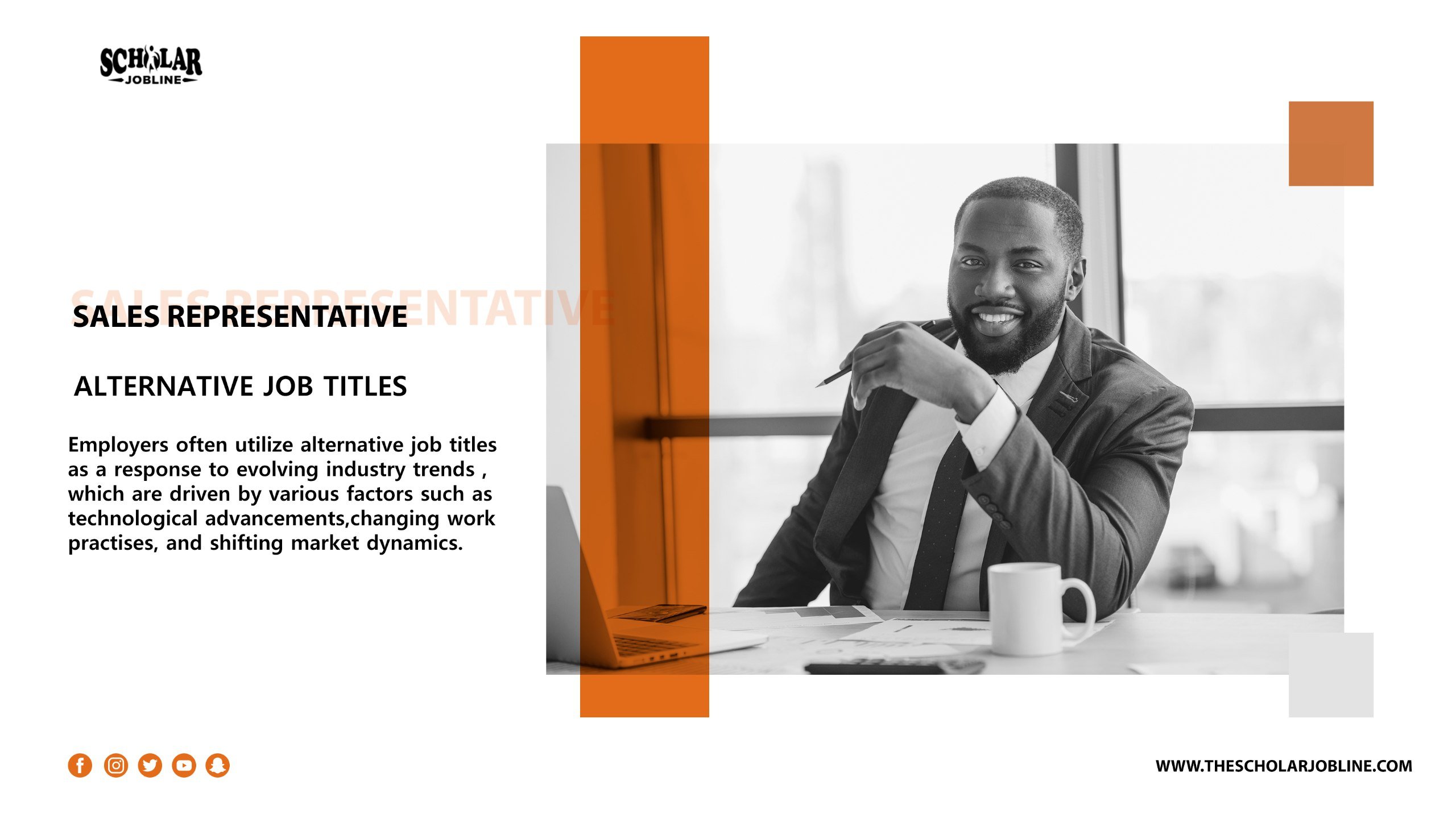 Alternative Roles for a Sales Representative. - The Scholar Jobline